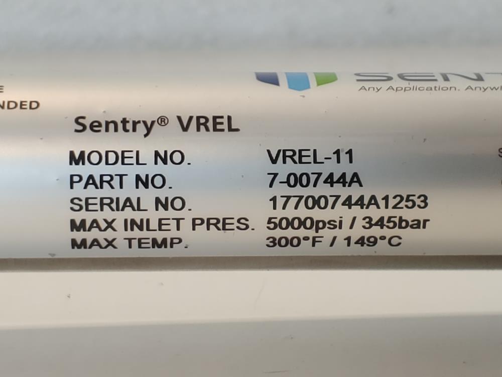 Sentry VREL-11 Pressure Reducing Element, Control Valve 7-00744A