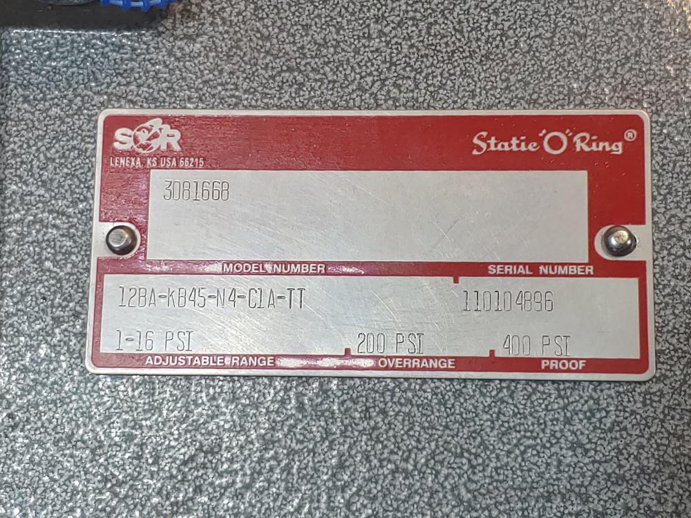 SOR Pressure Switch 12BA-KB45-N4-C1A-TT