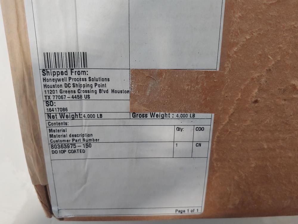 Honeywell 32 Channel Digital Output Module PN: 80363975-150