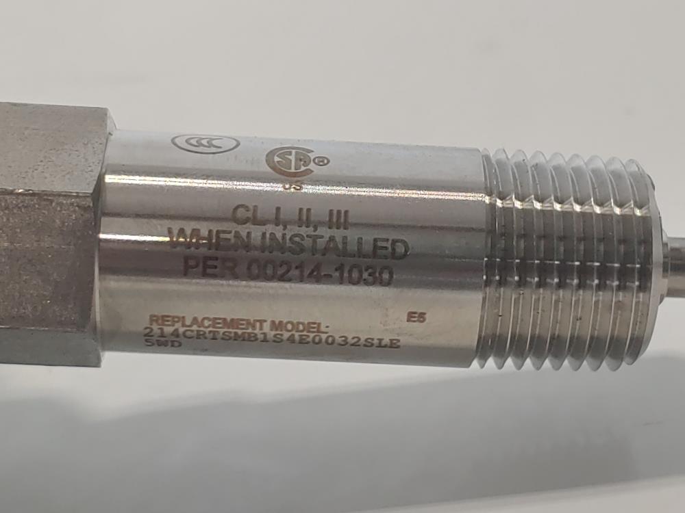 Rosemount 214C Temperature Sensor Model 214CRTSMB1S4E0032SLE5AT1