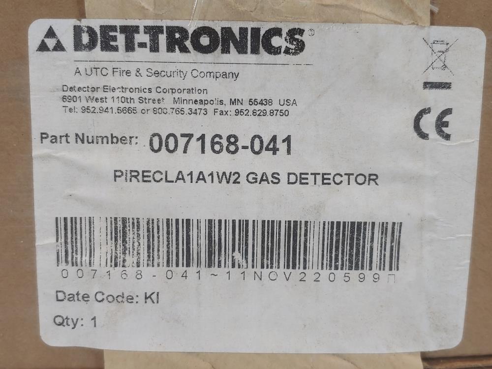 DET-TRONICS Gas Detector Model#: PIRECLA1A1W2