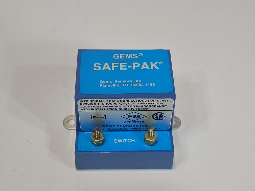 Gems Sensors Safe-Pak Low Sensitivity Relay Model ST-22445
