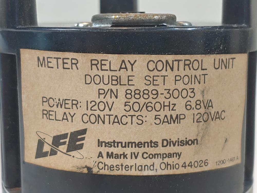 LFE 0-300 A-C Volts Shielded Meter V430-FAZZ-01 w/ Meter Relay Control Unit