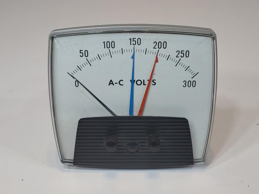 LFE 0-300 A-C Volts Shielded Meter V430-FAZZ-01 w/ Meter Relay Control Unit