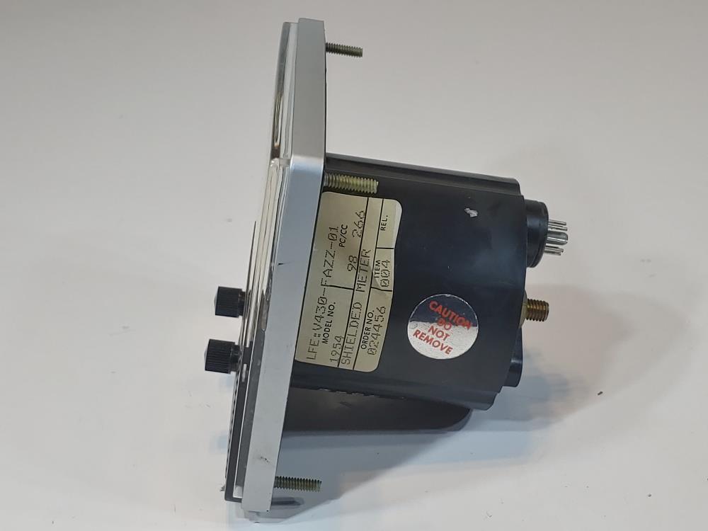 LFE 0-300 A-C Volts Shielded Meter V430-FAZZ-01 w/ Meter Relay Control Unit