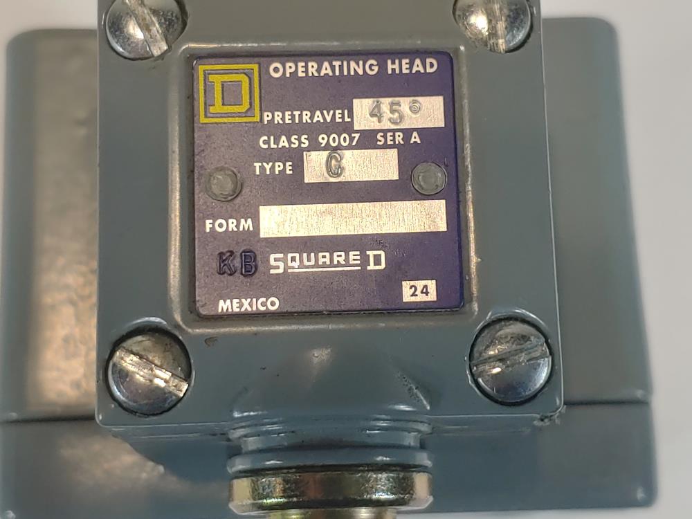 Square D Limit Switch Class 9007 Type:CR61C Form:S18