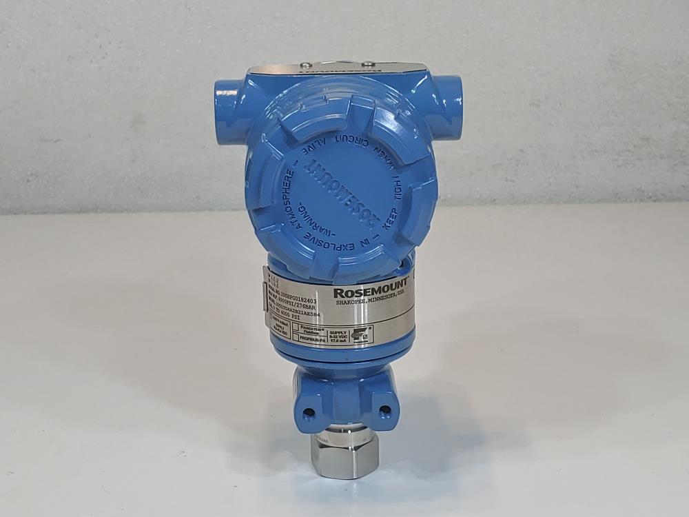 Rosemount 3051 Pressure Transmitter Model#: 3051TG4A2B21AE5B4