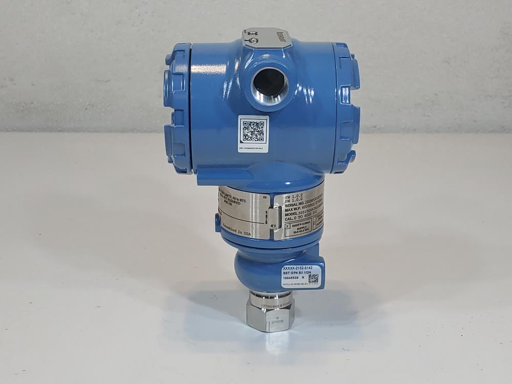 Rosemount 3051 Pressure Transmitter Model#: 3051TG4A2B21AE5B4