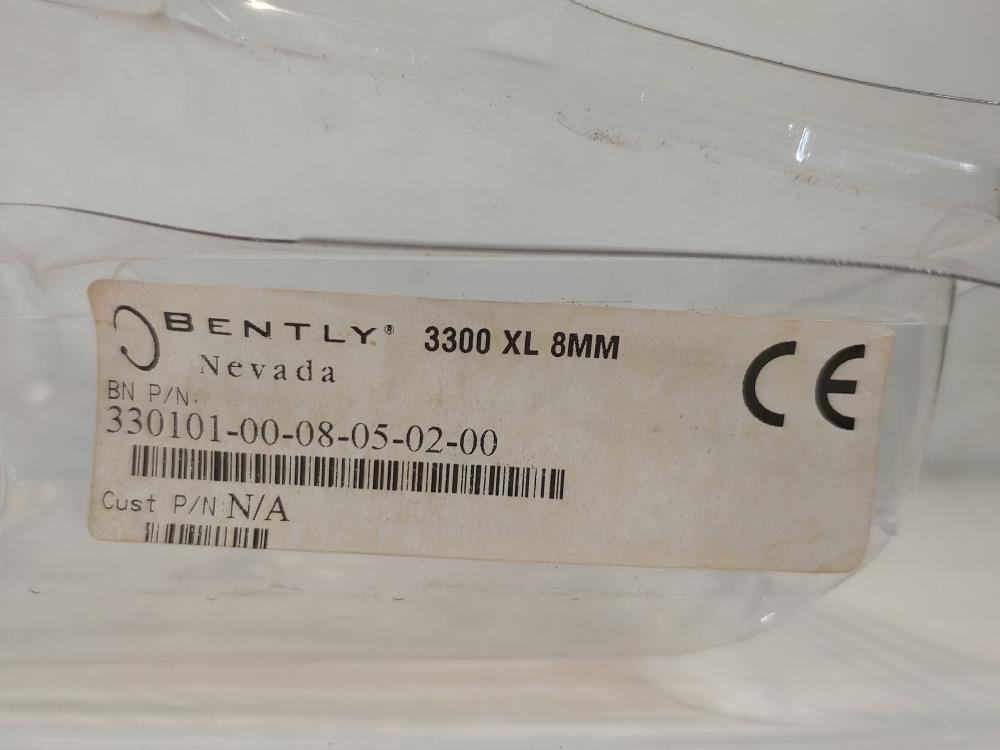 Bently Nevada 33010 Proximity Probe 8MM 375-24UNF Model#: 330101-00-08 ...