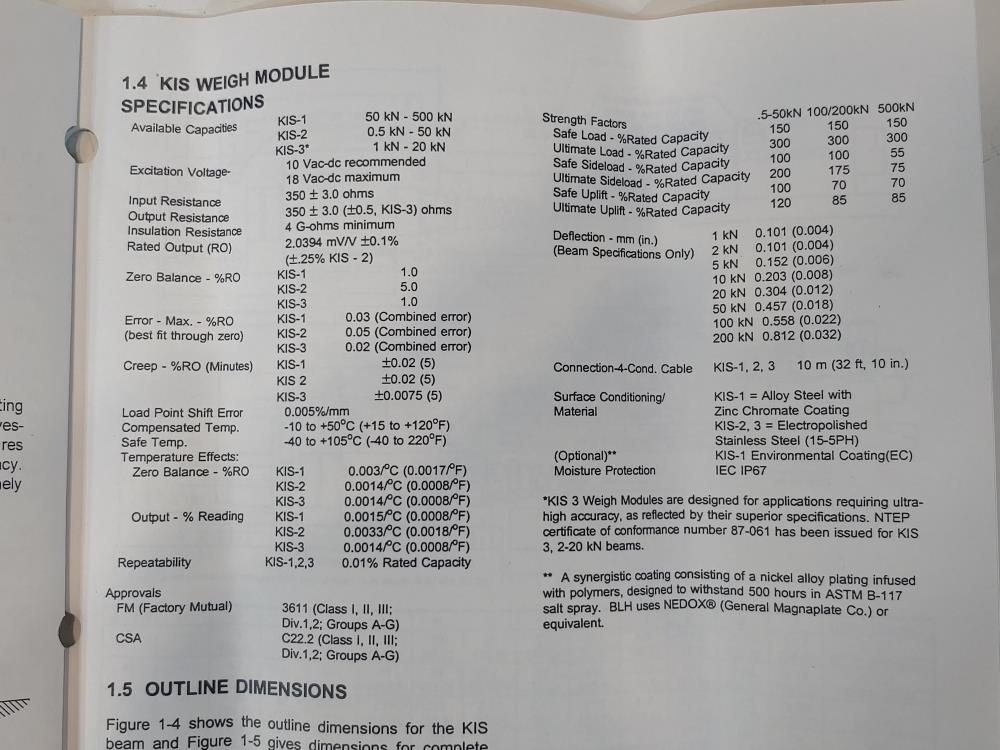 VISHAY BLH Electronics Nobel Load Cell KIS-2