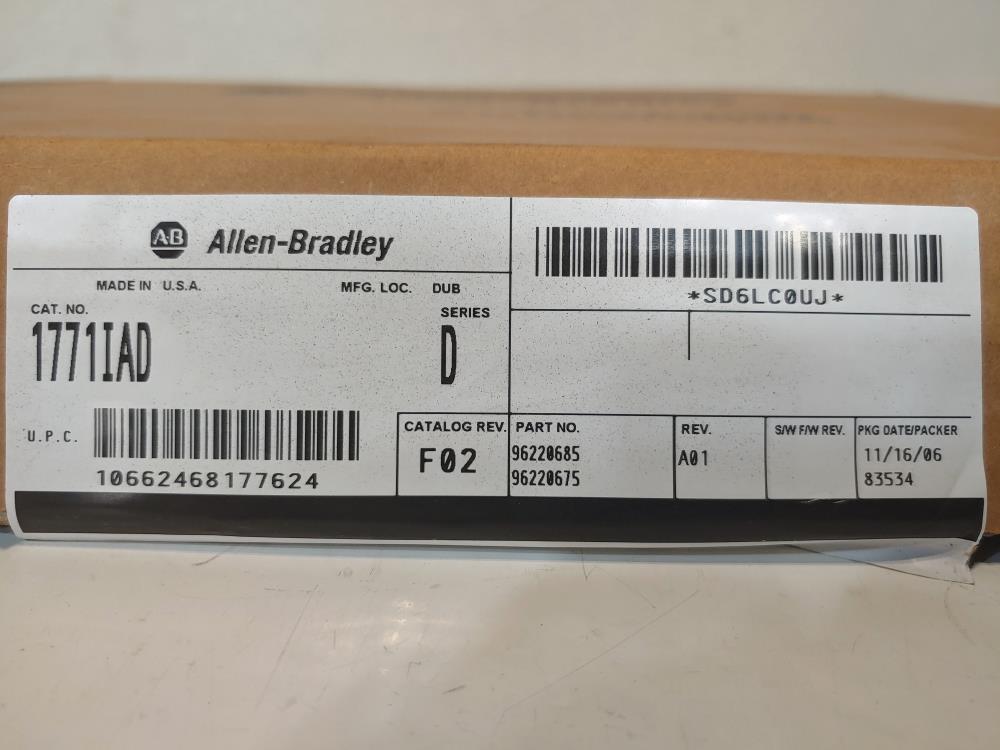 Allen Bradley 1771IAD PLC Digital Input Module