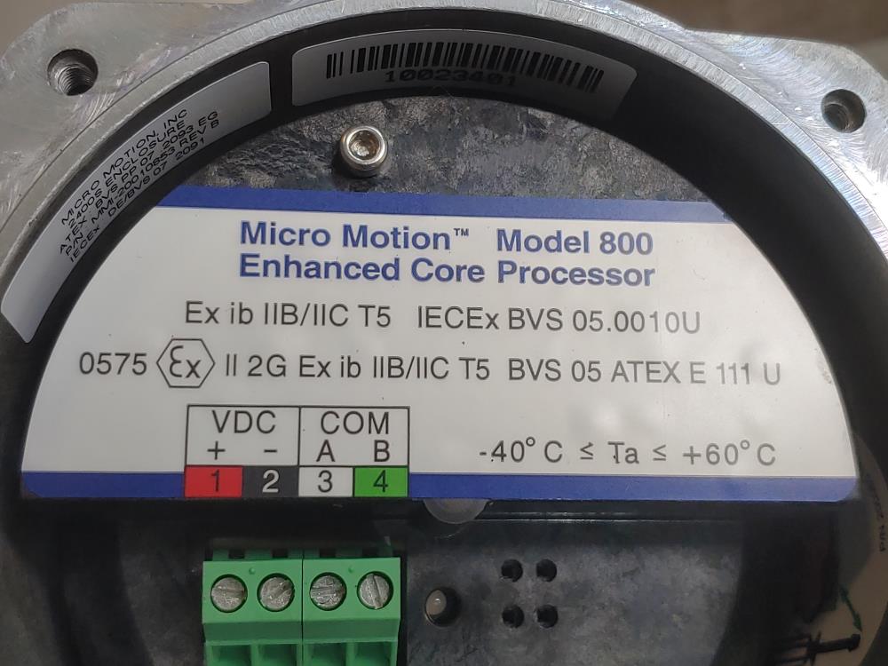 Micro Motion CMFHC2M453N2BAEZZZ 6" 600# Mass Flow Sensor Series 800