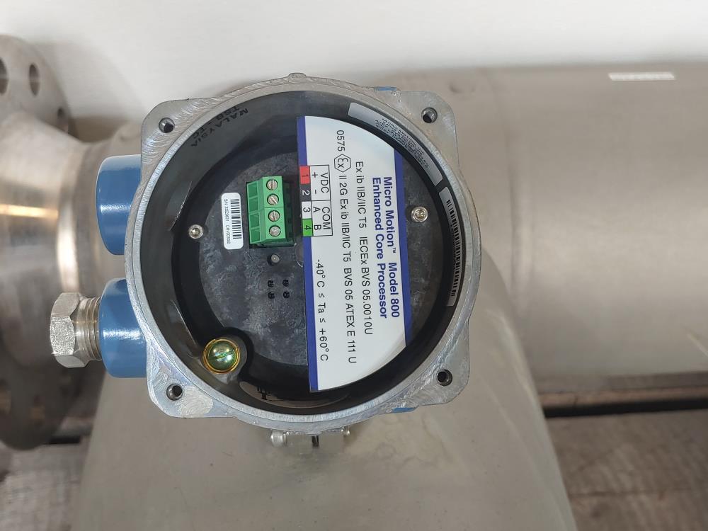Micro Motion CMFHC2M453N2BAEZZZ 6" 600# Mass Flow Sensor Series 800
