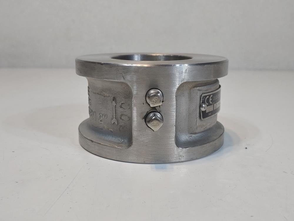 Crane Duo-Chek II CF8M 2" 600# Double Disc Check Valve FIG#:G60CPF-559