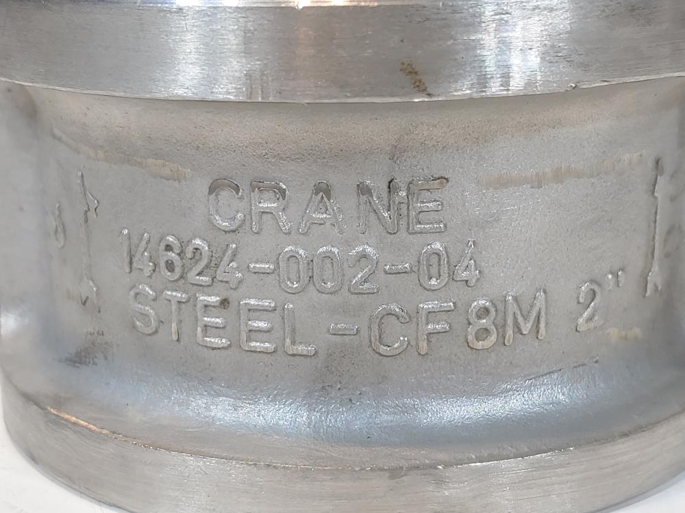 Crane Duo-Chek II CF8M 2" 600# Double Disc Check Valve FIG#:G60CPF-559
