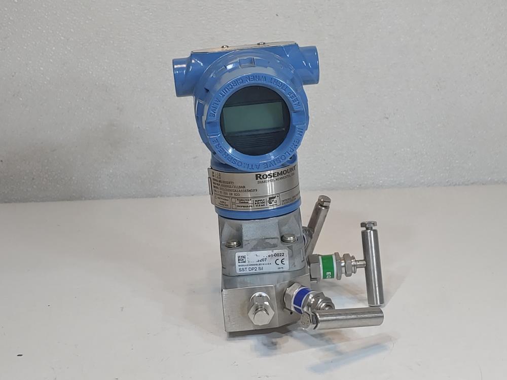 Rosemount Differential Pressure Transmitter 3051CD2A02A1AS5E5M5P9 w ...