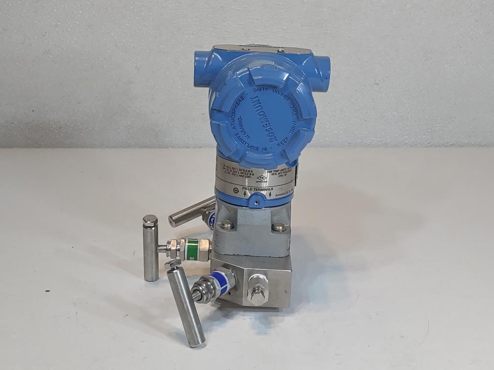 Rosemount Differential Pressure Transmitter 3051CD2A02A1AS5E5M5P9 w ...