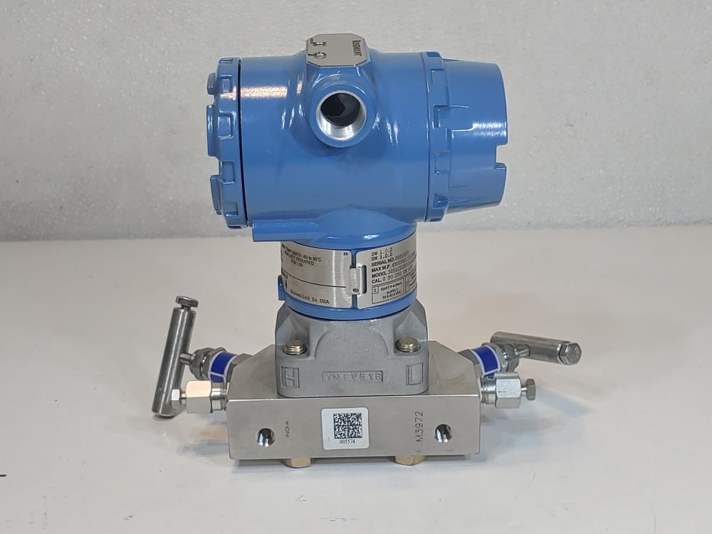 Rosemount Differential Pressure Transmitter 3051CD2A02A1AS5E5M5P9 w ...