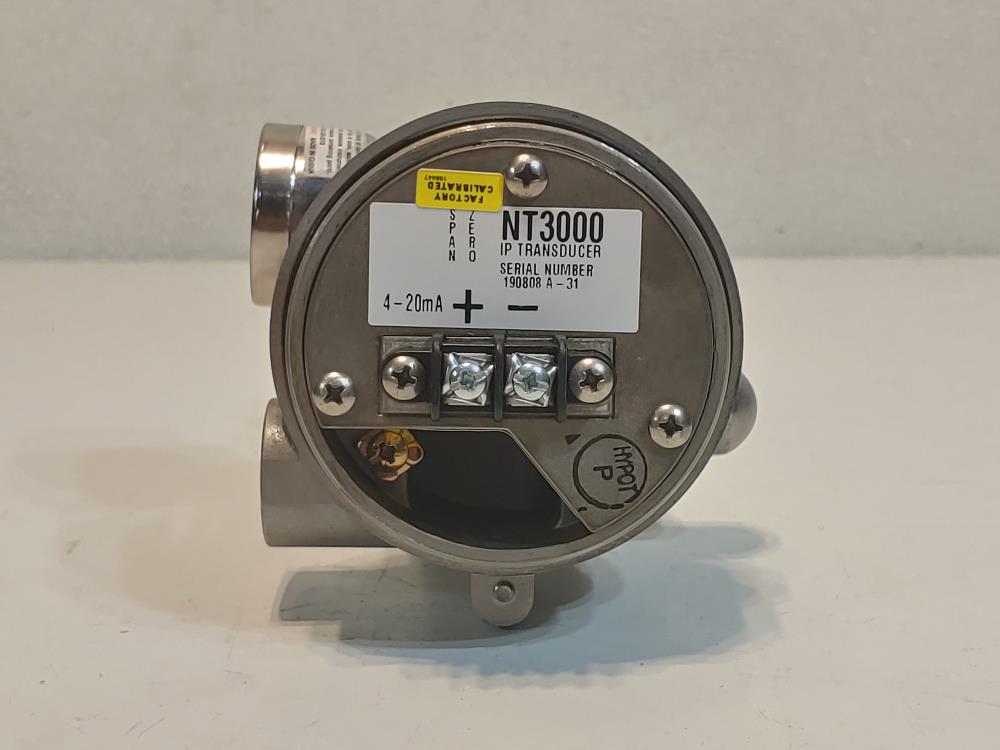 Flowserve NT3000 Transducer Type 4X/ NEMA 4X Model#: 3001-10