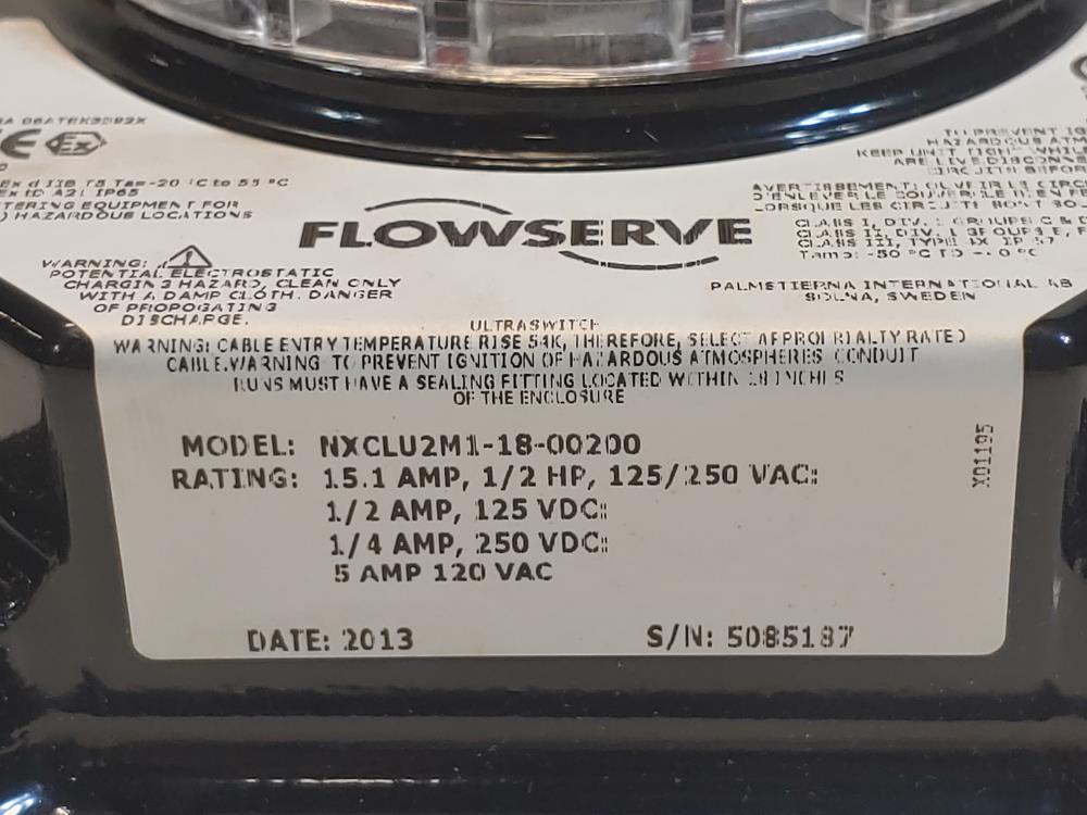 Flowserve Automax Ultradome Position Indicator NXCLU2M1-18-00200
