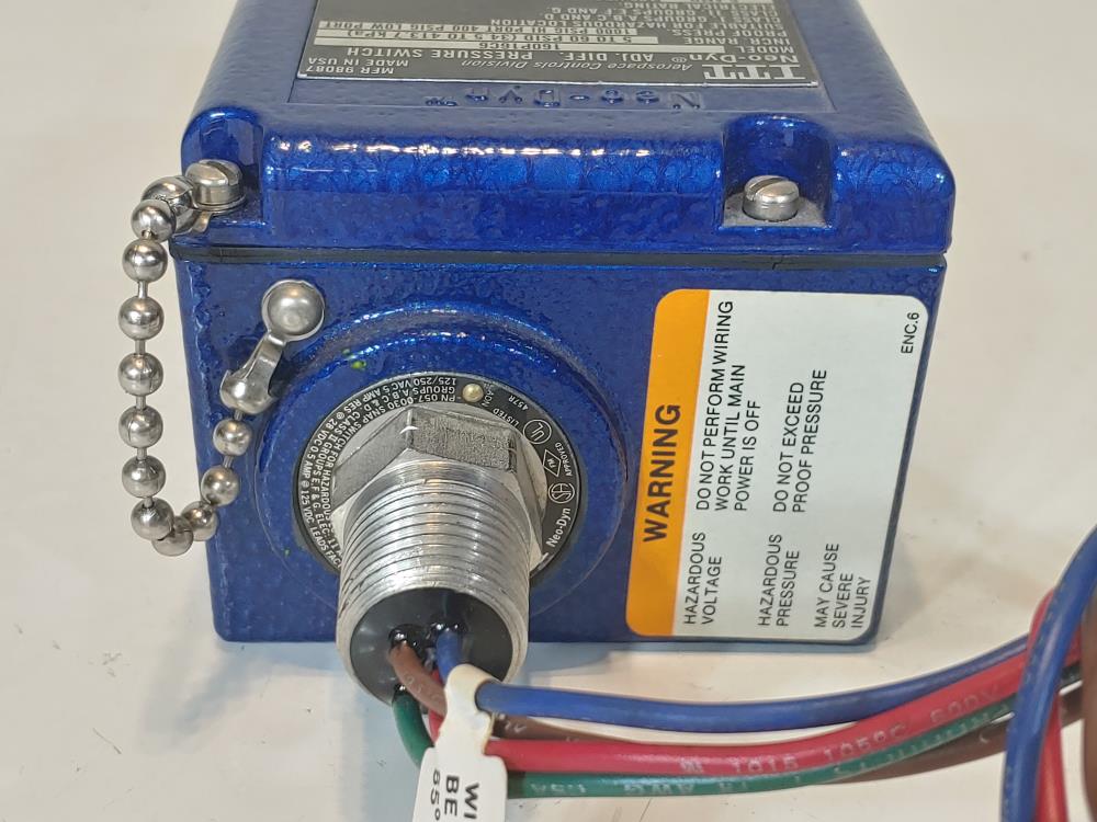 ITT Neo-Dyn 160P Series Adjustable Differential Pressure Switch Model ...