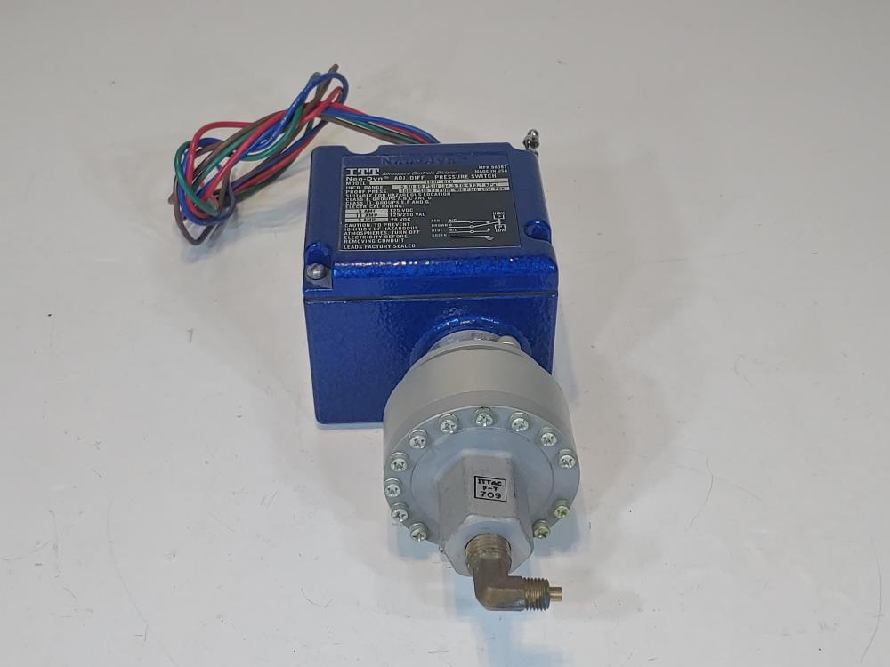 ITT Neo-Dyn 160P Series Adjustable Differential Pressure Switch Model ...