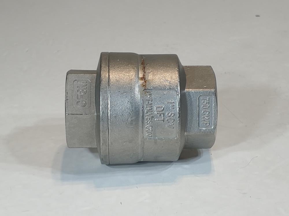 DFT 1" SCV 750 CWP Check Valve