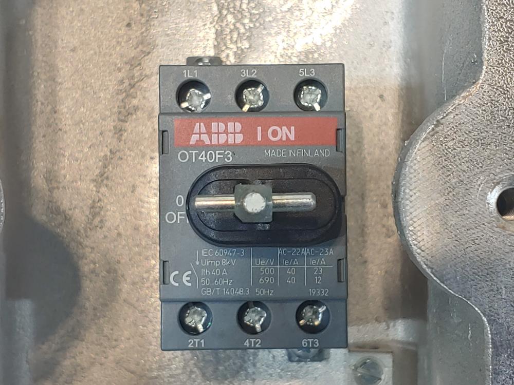 ABB Electrical Enclosed Manual Motor Controller NF327-3P