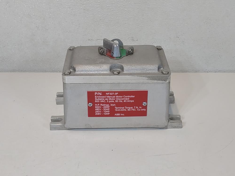 ABB Electrical Enclosed Manual Motor Controller NF327-3P