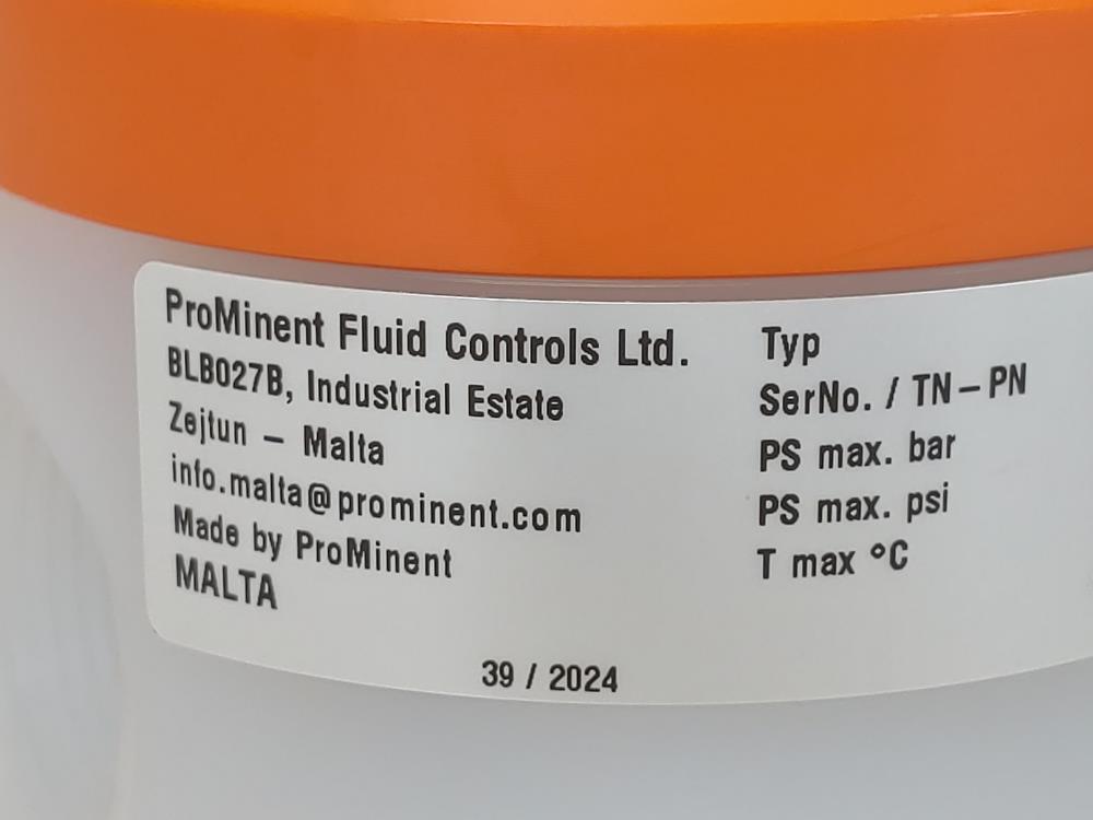 Prominent BPV - DM 1006855 Back Pressure Valve 3/4" NPT PVDF 145 PSI