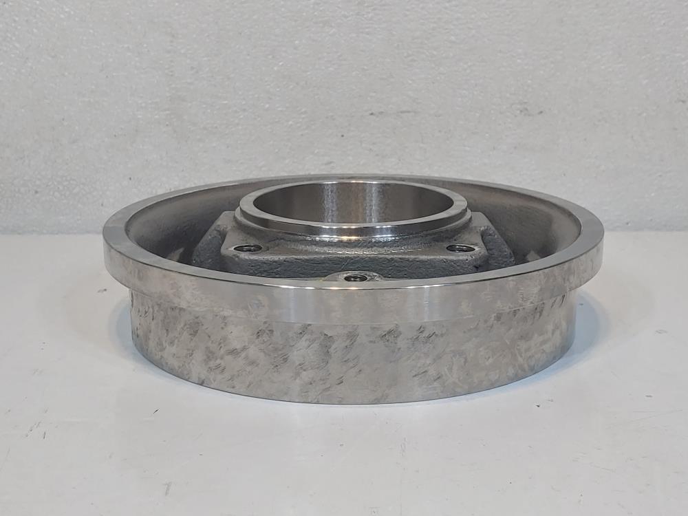 Flowserve Durco 8" CD4M Stuffing Box Cover CBL GP2-8 3-1/2" Bore Thru ...