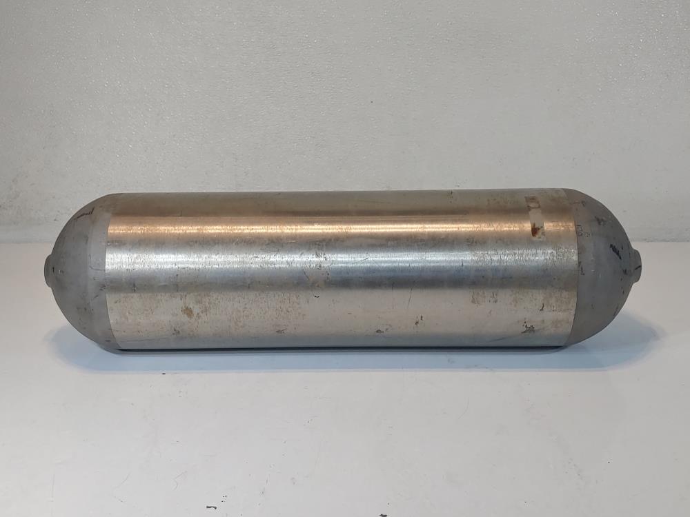 Hoke Sample Cylinder DOT-3A 1800, Double Ended 304 Stainless Steel 09A0221