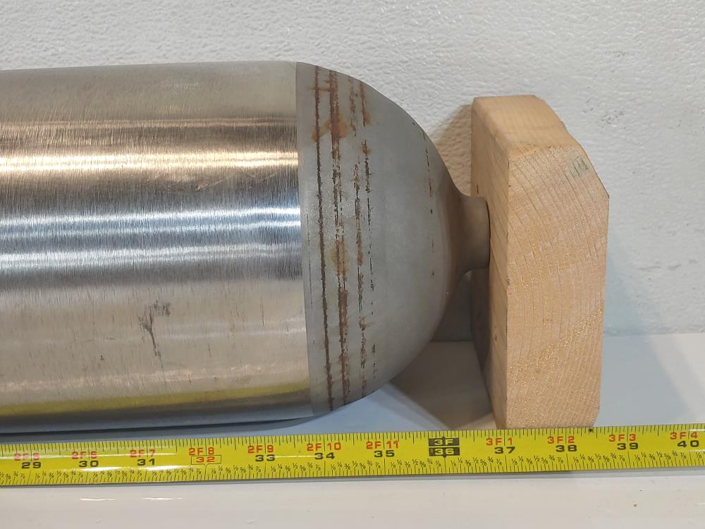 Hoke Double Ended Sample Cylinder DOT-3A 1800, 304 Stainless Steel 18A0122