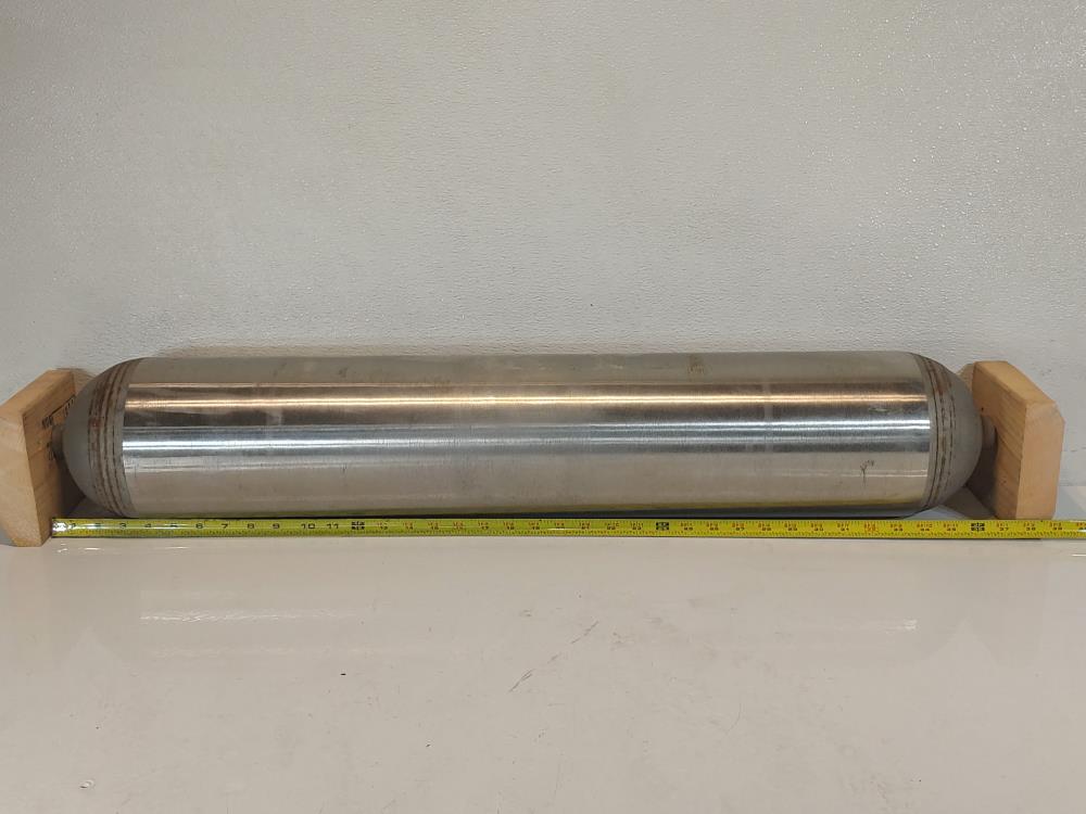 Hoke Double Ended Sample Cylinder DOT-3A 1800, 304 Stainless Steel 18A0122