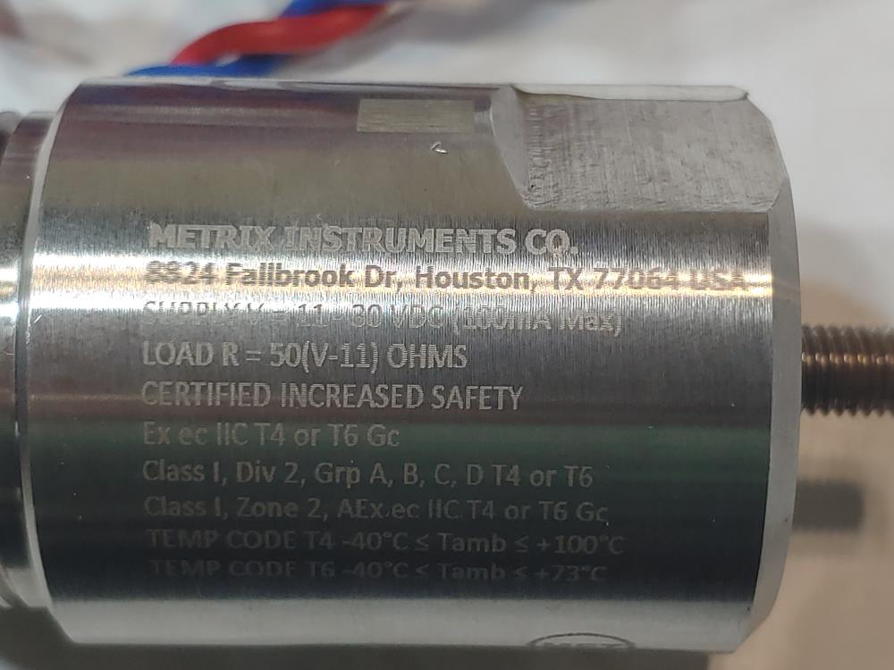 Metrix Seismic Vibration Transmitter ST5484E-121-0715-00