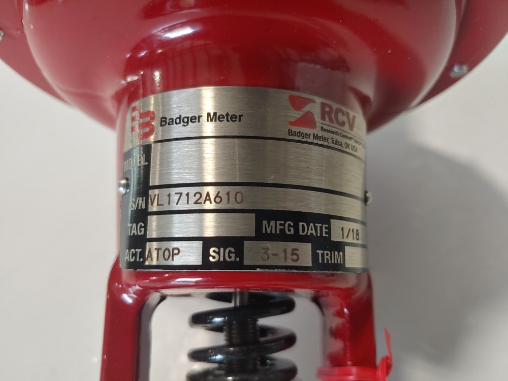 Badger Meter Type BLRA / Model 4 Valve Actuator