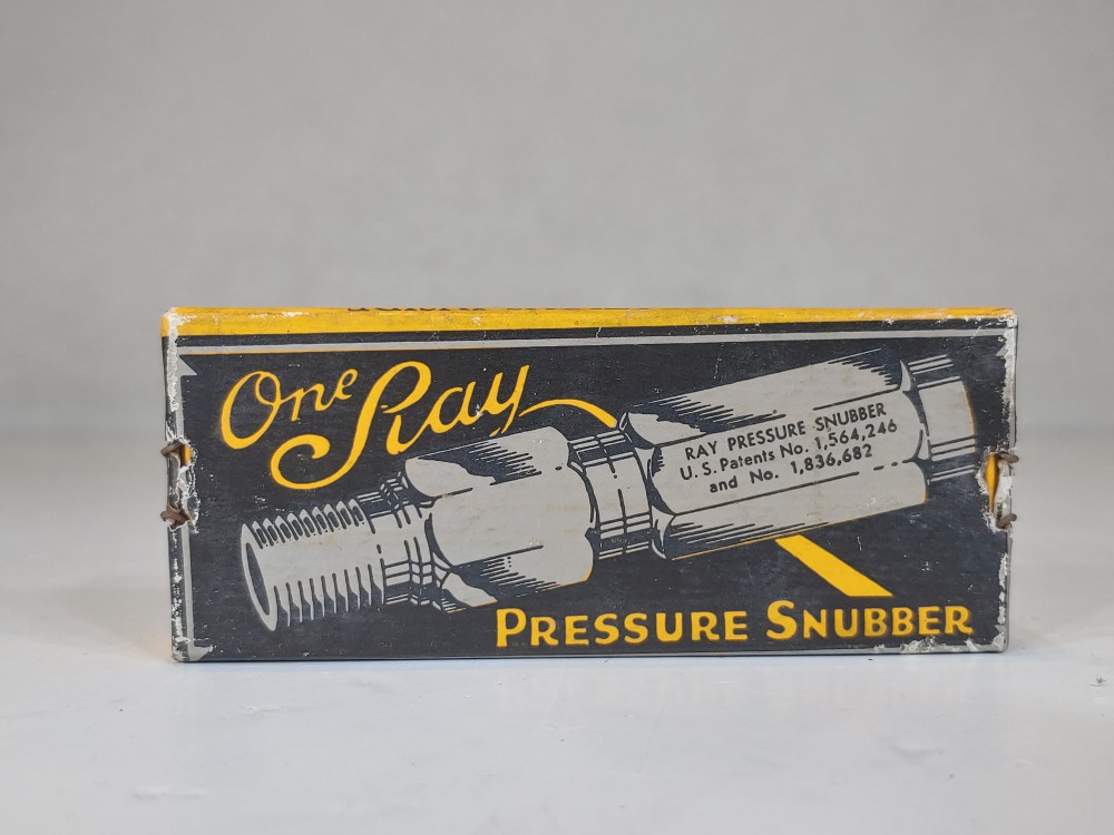 Lot of (3) One Ray 1/4” Pipe Brass Pressure Snubber 010B