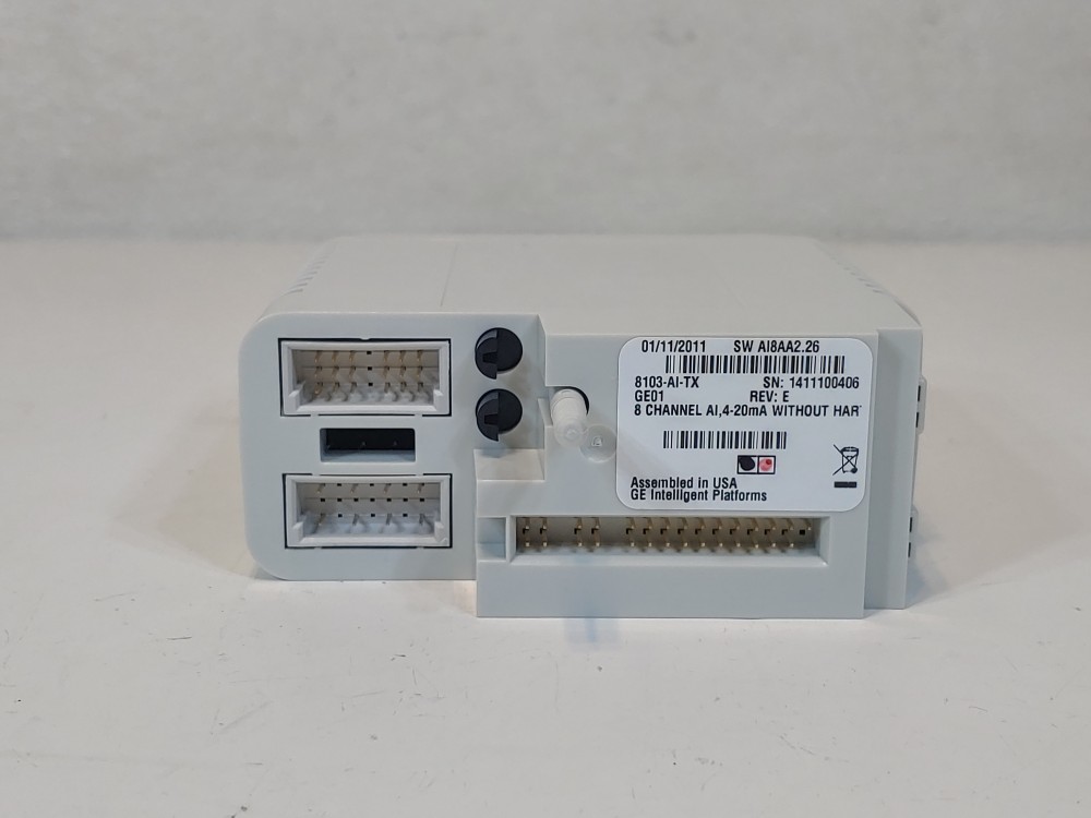 GE Multilin 8103-AI-TX, 8-Channel AI, 4-20mA 800 I/O Module