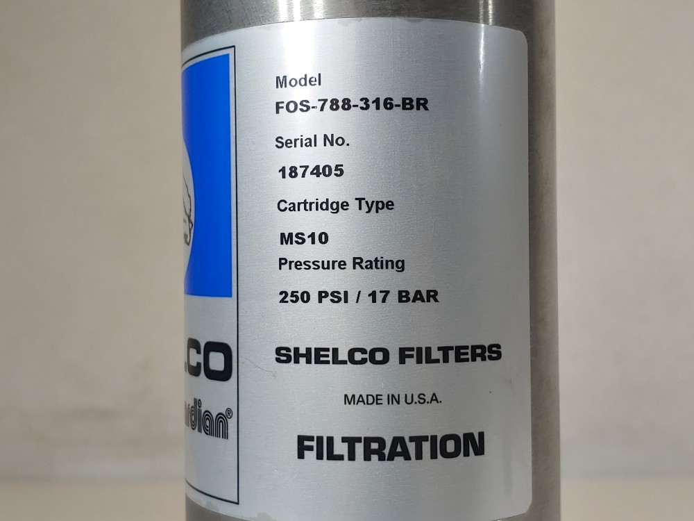 Shelco FOS-788, 9-3/4''NPT Filter Housing 1" NPT