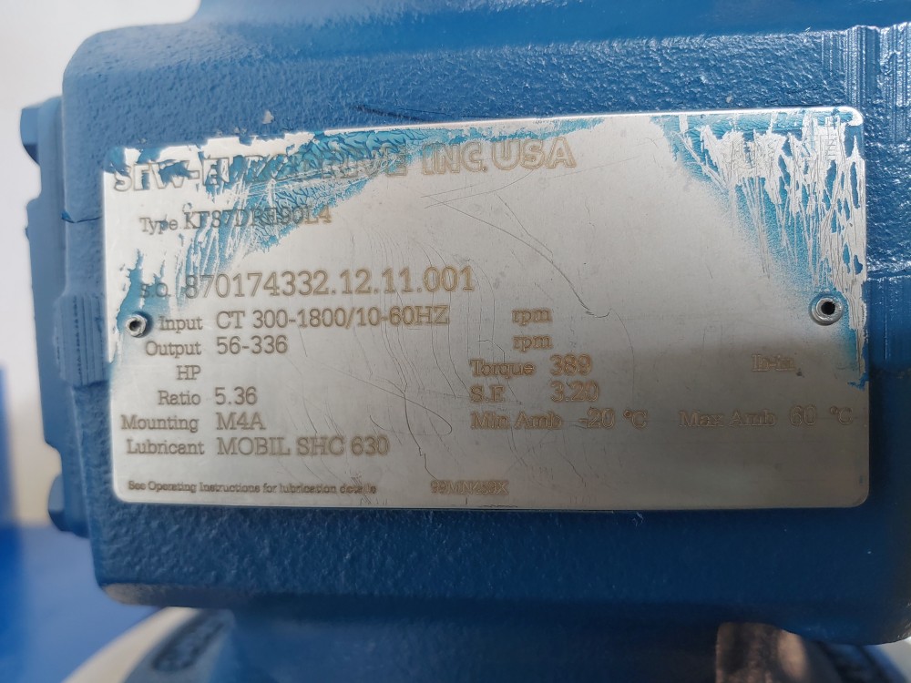 Witte Gear Pump Type CHEM 92,6-5 w/ SEW-Eurodrive Gear and Motor