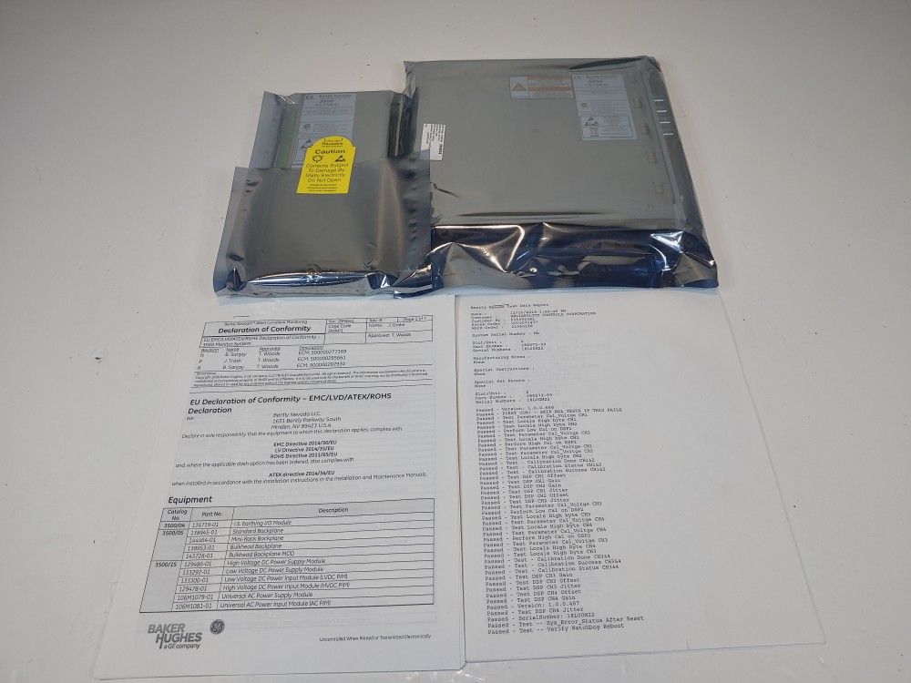 Bently Nevada 3500/42 - Proximitor Seismic Monitor Module