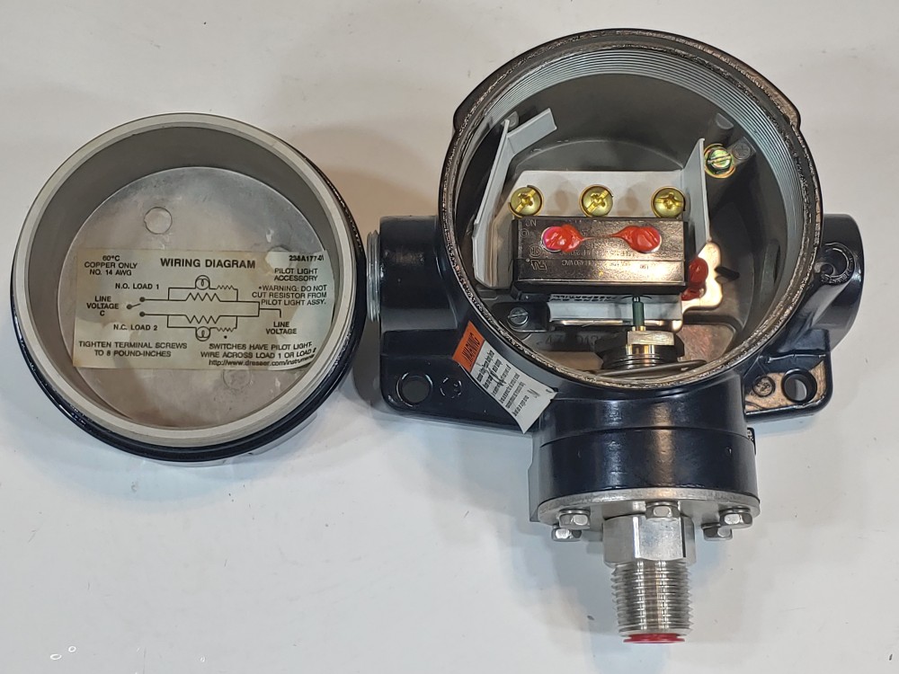 Ashcroft B724S Pressure Switch Range: 1000 PSI