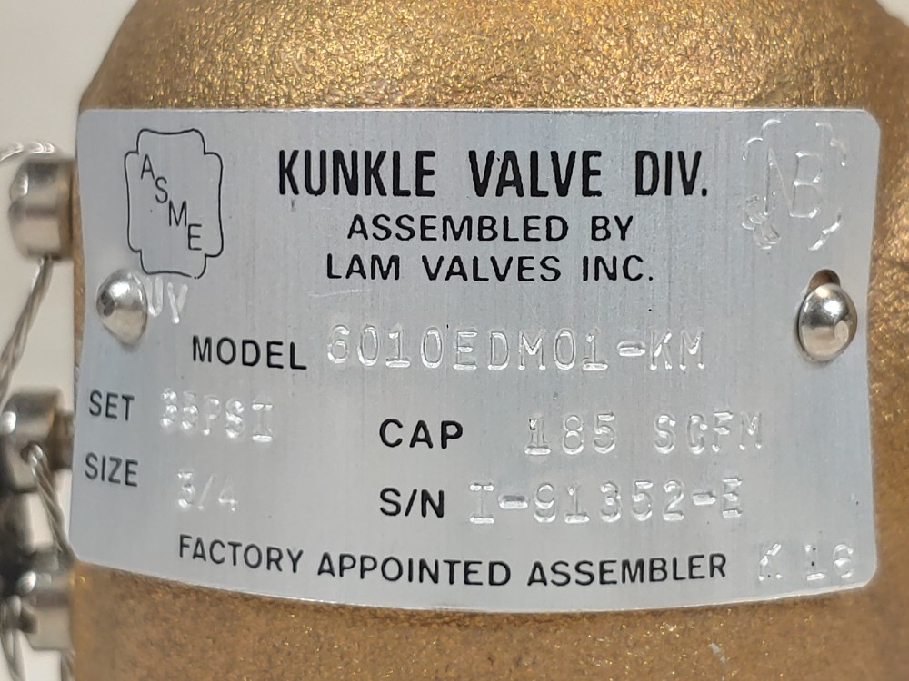 Kunkle 3/4" Pressure Relief Valve 6010EDM01-KM