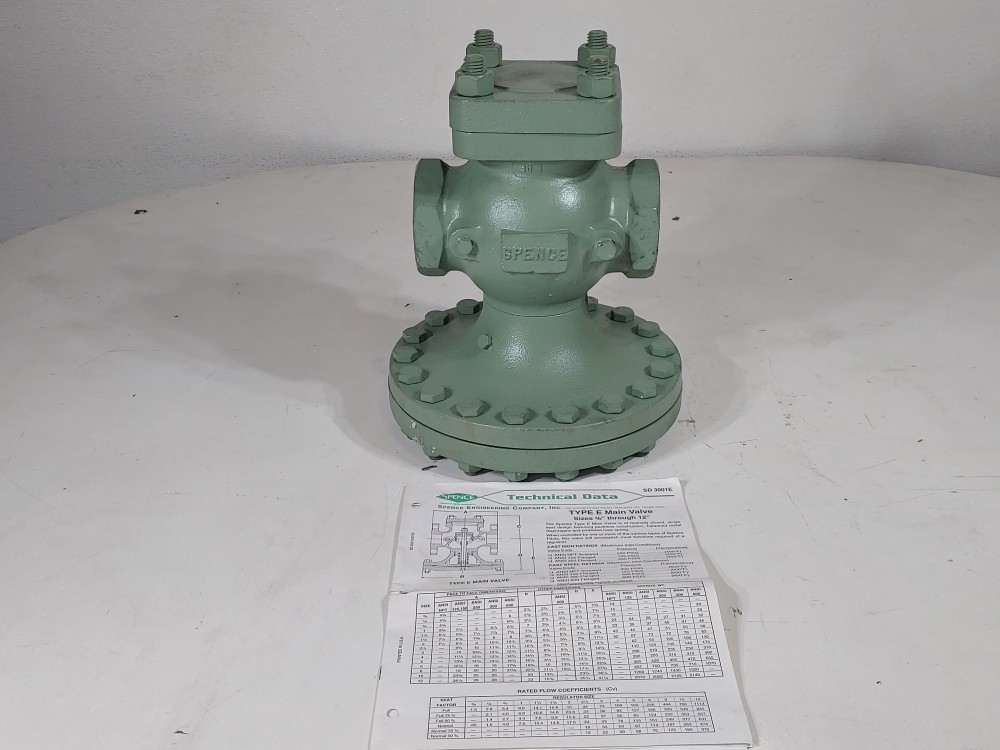 Spence 2" 250 Type E Main Pressure Regulating Valve