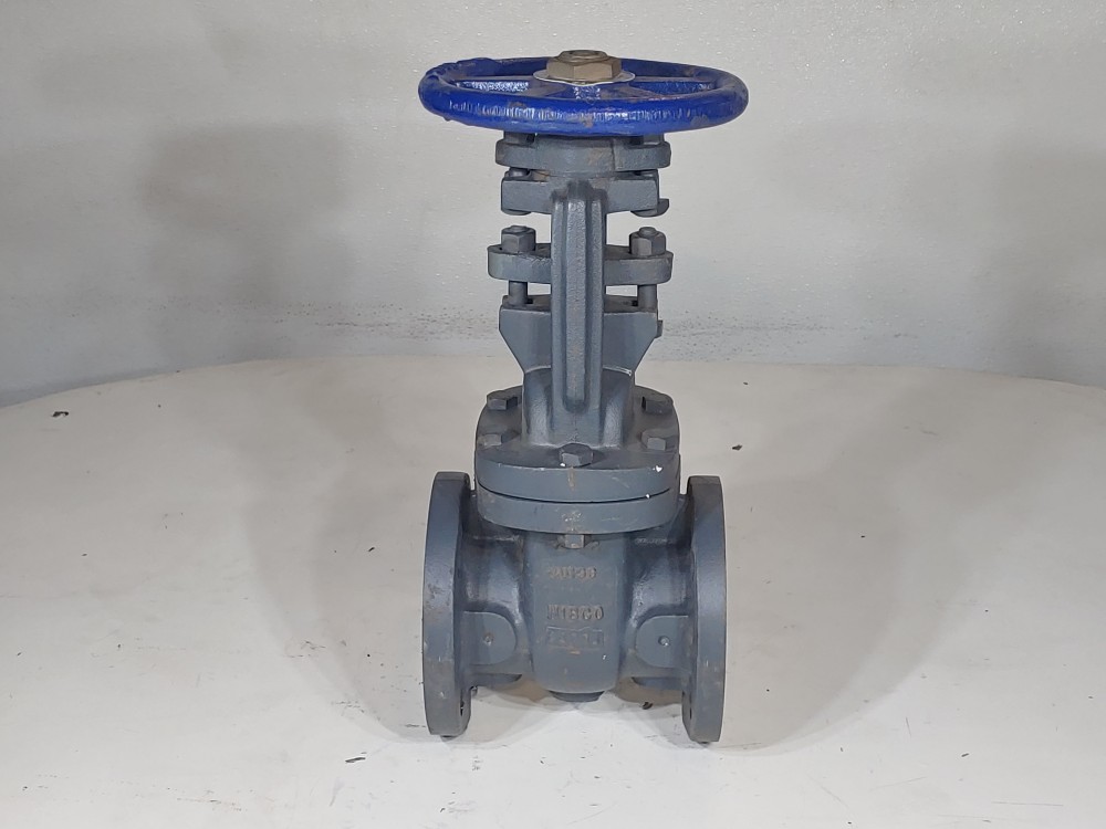 NIBCO 2-1/2" Flanged Full Port 125 SWP 200 WOG IBBM Gate Valve FIG: F-617-0