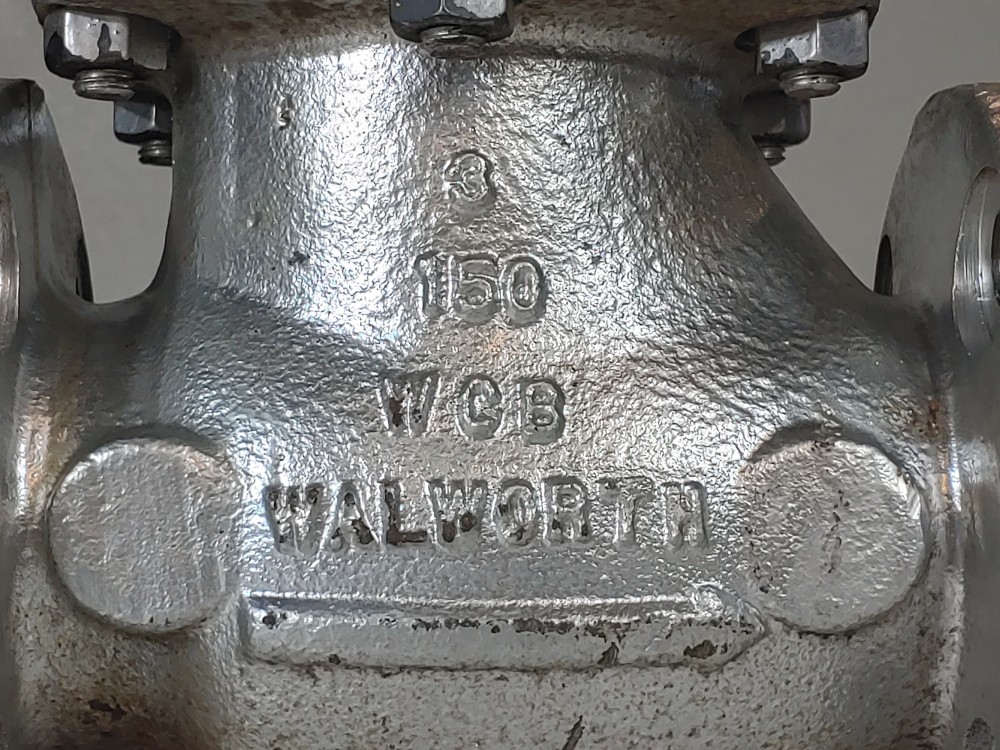Walworth 3" 150# WCB Flanged Swing Check Valve FIG: 5341 F