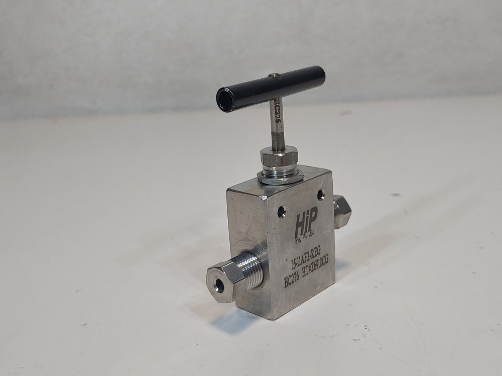 HIP HC276 2-Way Straight Taper Seal Needle Valve Type: 15-11AF2-REG