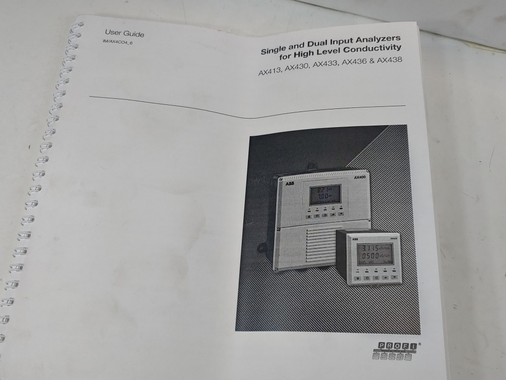 ABB AX400 Analyzer Type AX430/50001