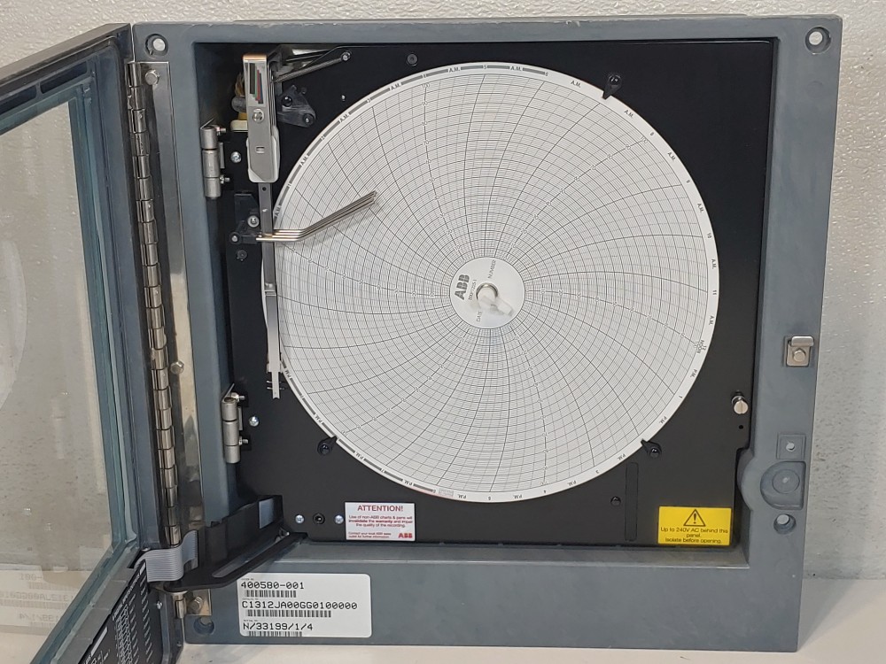 ABB C1312JA00GG01000000 Commander Advanced Circular Chart Recorder