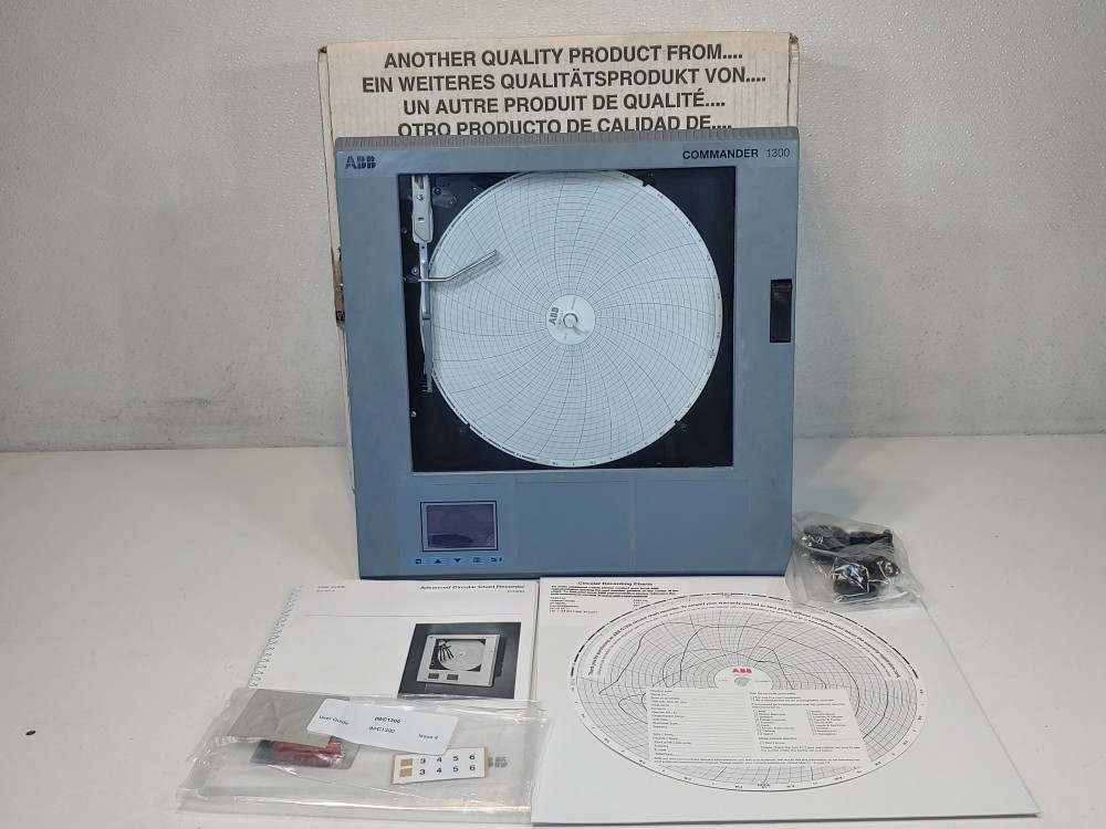 ABB C1312JA00GG01000000 Commander Advanced Circular Chart Recorder